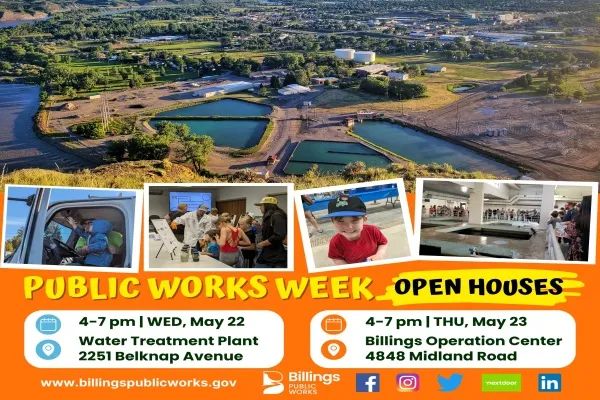 Celebrate Public Works Week with City of Billings' Open House Events