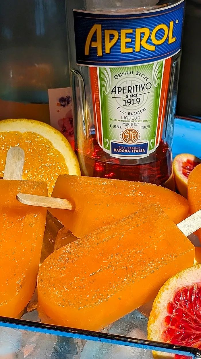 Aperol Popsicles