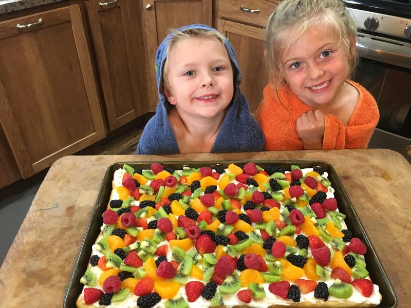 Kid Tested, Mom Approved: Fruit Pizza Recipe